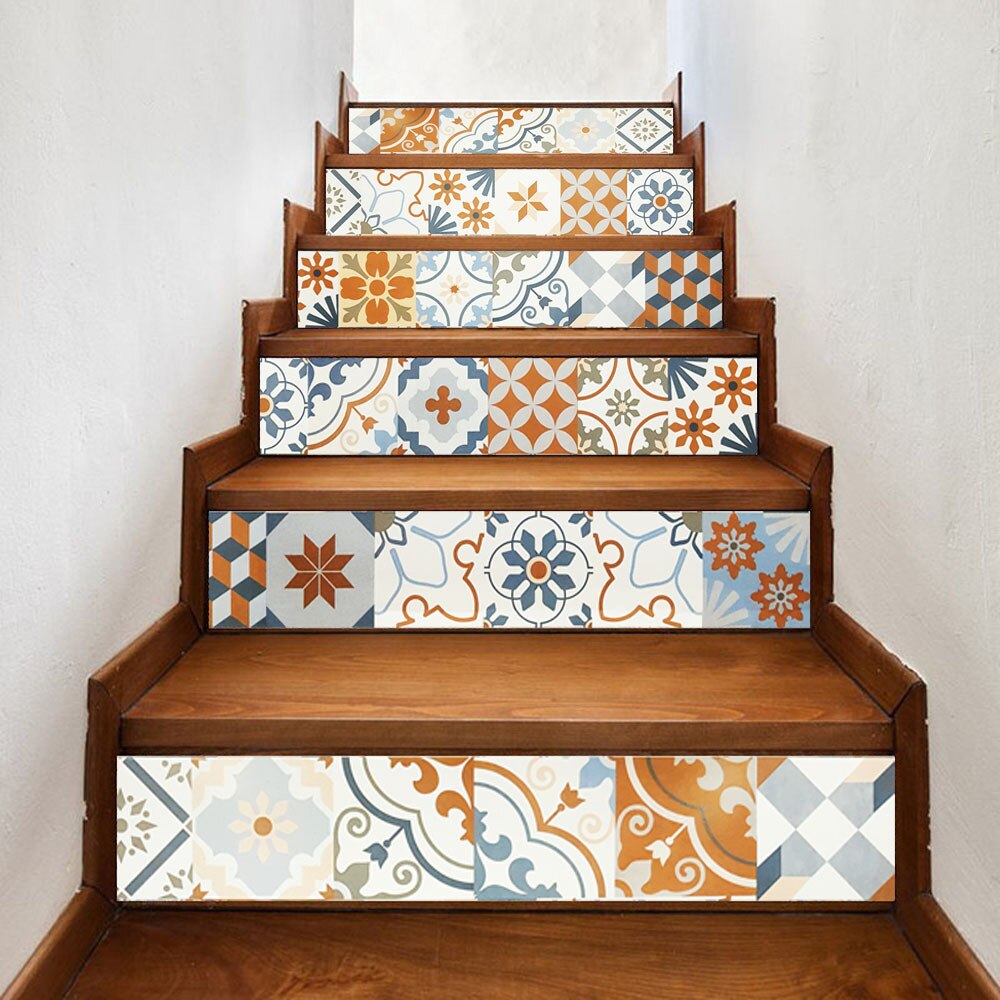 6pcs/lot BoConcept Ceramic Tile Stair Stickers Col... – Grandado