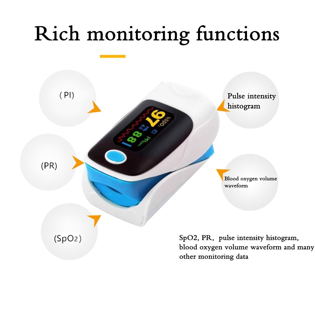 Oximeter Finger Clip Oximeter Finger Pulse Monitor... – Grandado