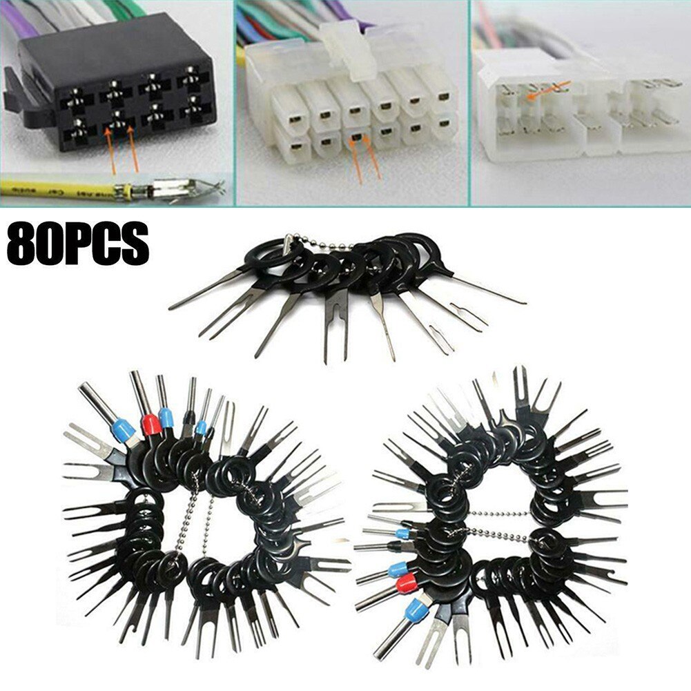 80Pcs Auto Terminal Removal Tools Power Bedrading ... – Grandado