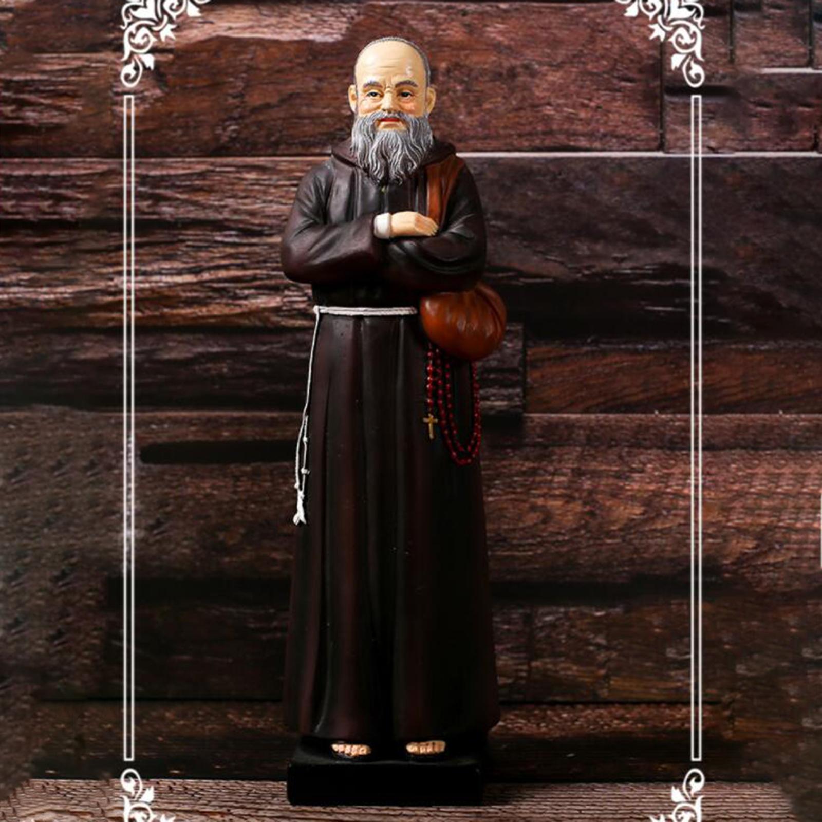 Priest Statue Religious Sculpture Blessed Catholic... – Grandado