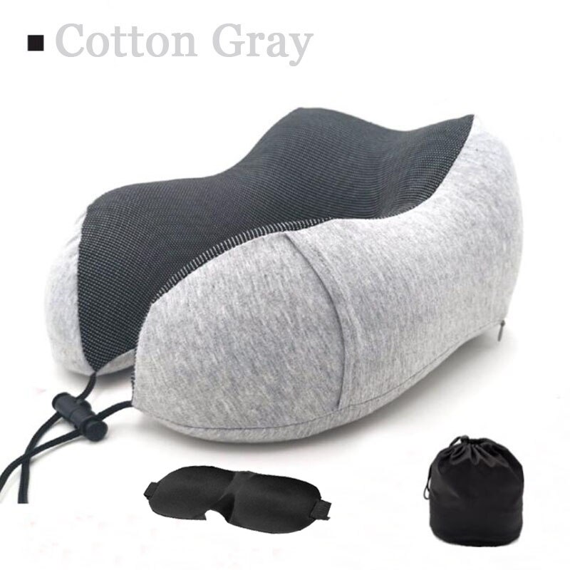 Portable Travel Neck Pillow Soft Slow Rebound Cerv... – Grandado