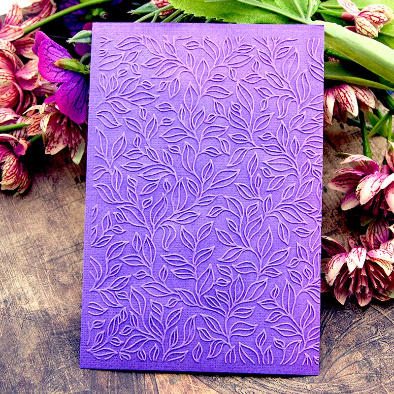 Vine leaves Embossing Folders Plastic For Card Mak... – Grandado