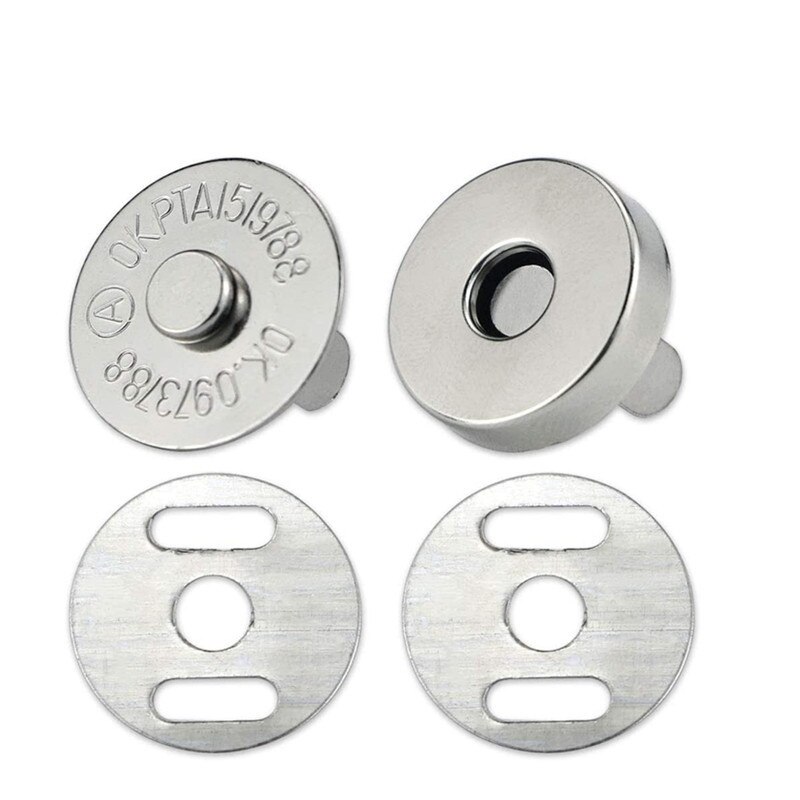 10 Sets Metalen Messing Magneet Knoppen Snap Sluit... – Grandado