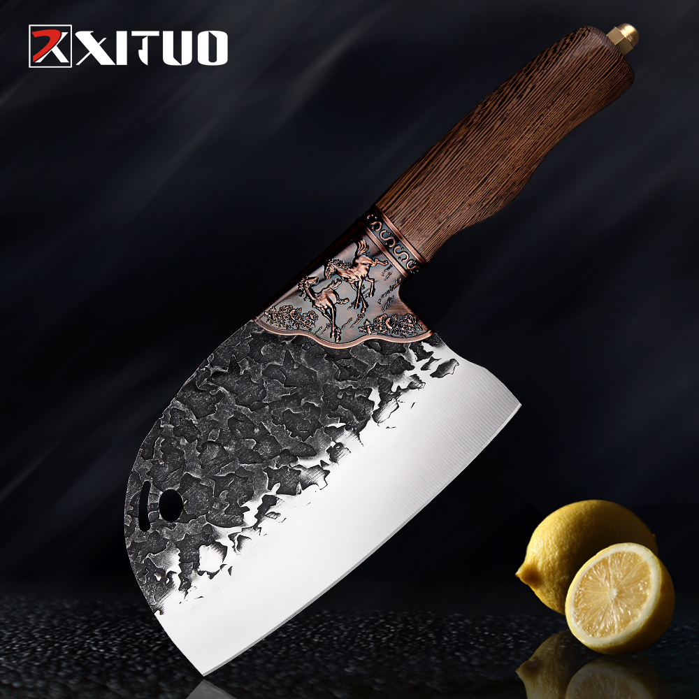XITUO Traditional Handmade Double Horse Hard Forge... – Vicedeal