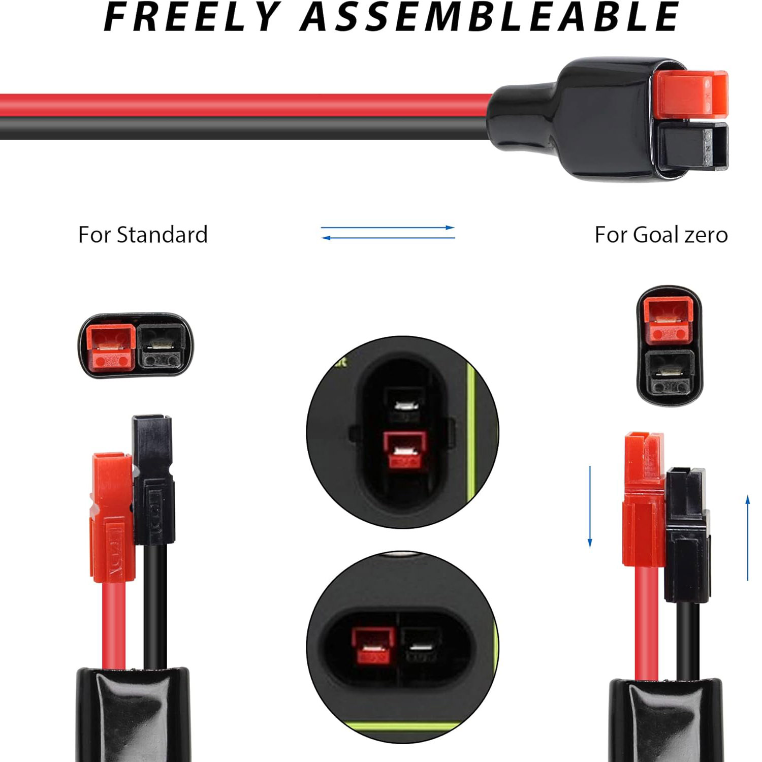 Solar Panel Charging 1 to 2 Splitter Extension Cab... – Grandado