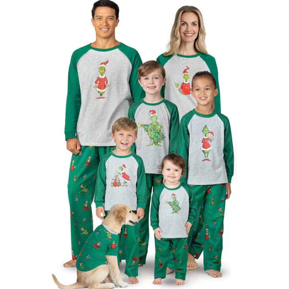 Family Match Christmas Pajamas Set Xmas Mum Dad Ki... – Grandado