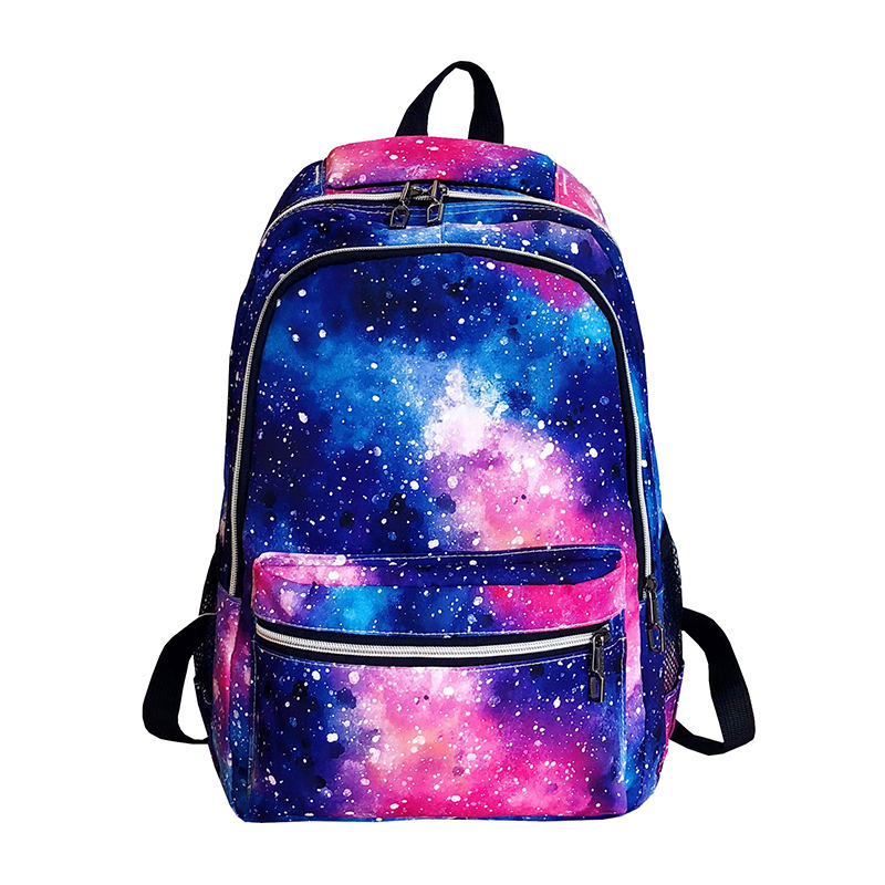 Large Capacity Canvas Backpack Star Universe Space... – Vicedeal
