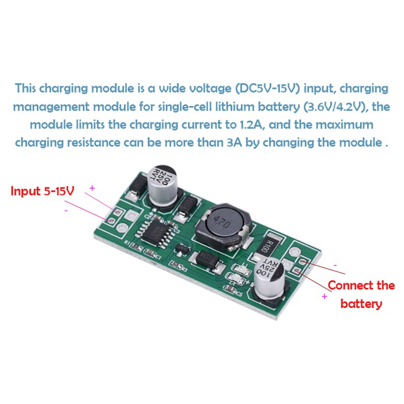 3.6V3.7V Lithium Battery Solar Charging Module 186... – Grandado