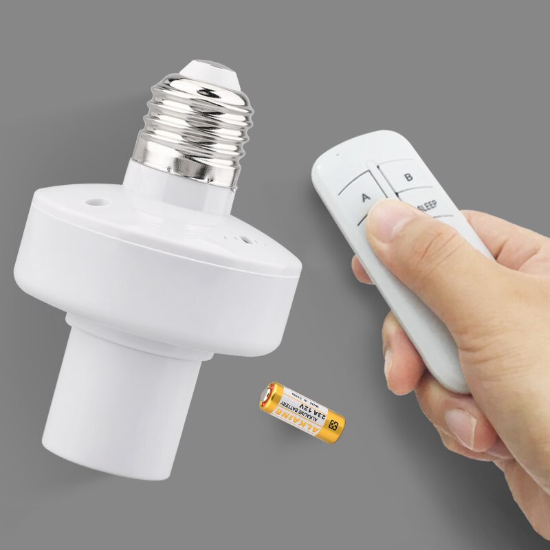 YAM Remote Control Lamp Holder Wireless Timer E26 ... – Grandado