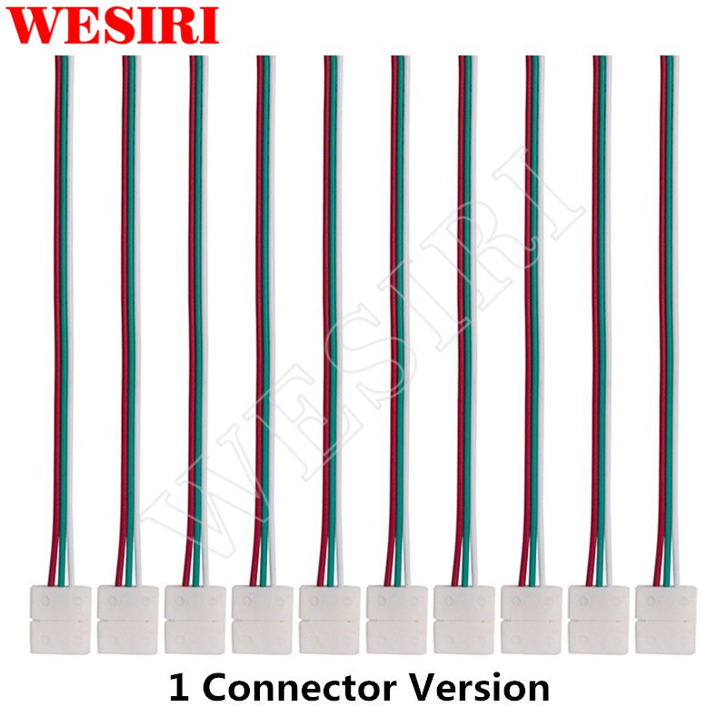 10/100 pcs 3Pin 10mm Breed met 15 cm Kabel LED Str... – Vicedeal