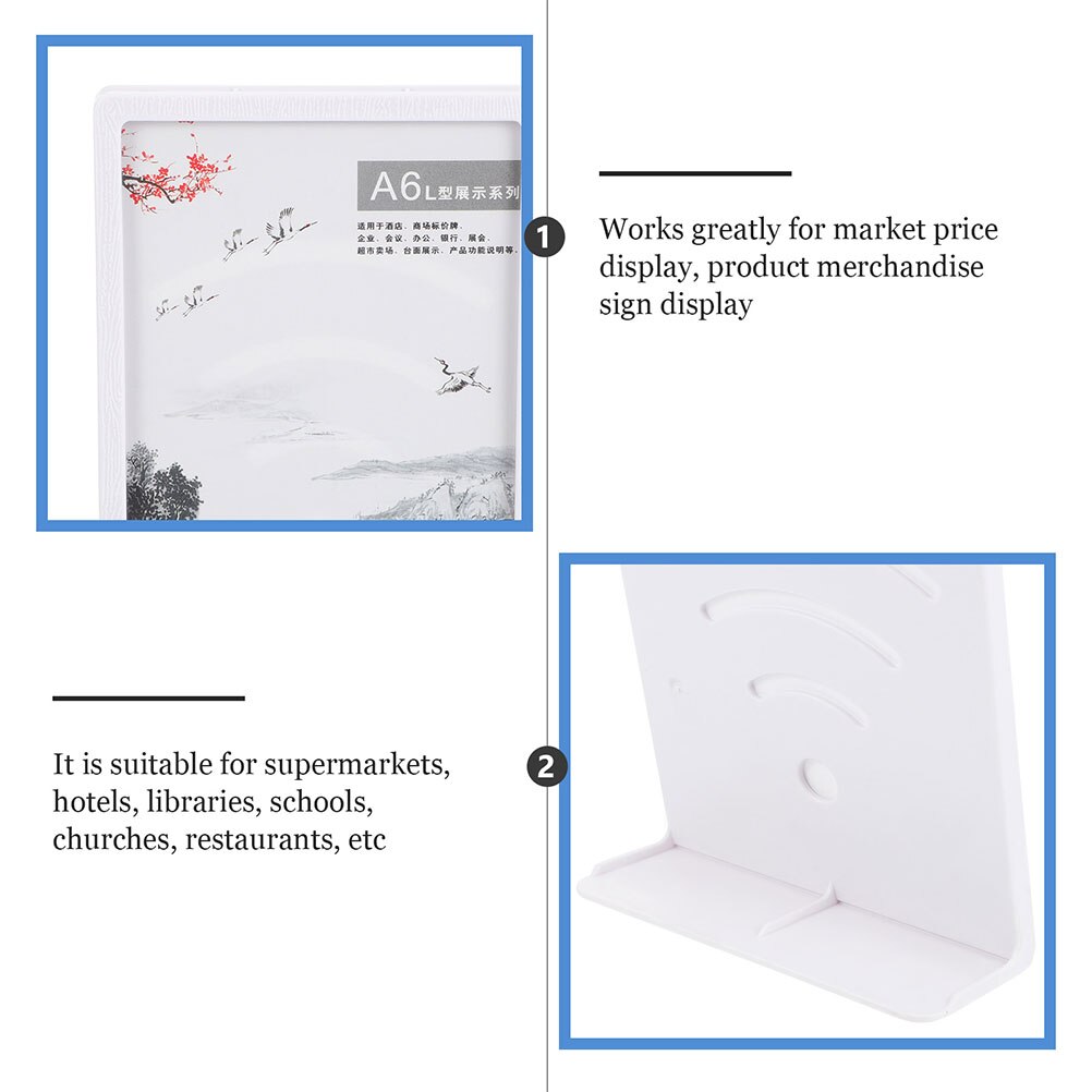 2pcs Price Tags Showing Stands L-shaped Price Labe... – Grandado