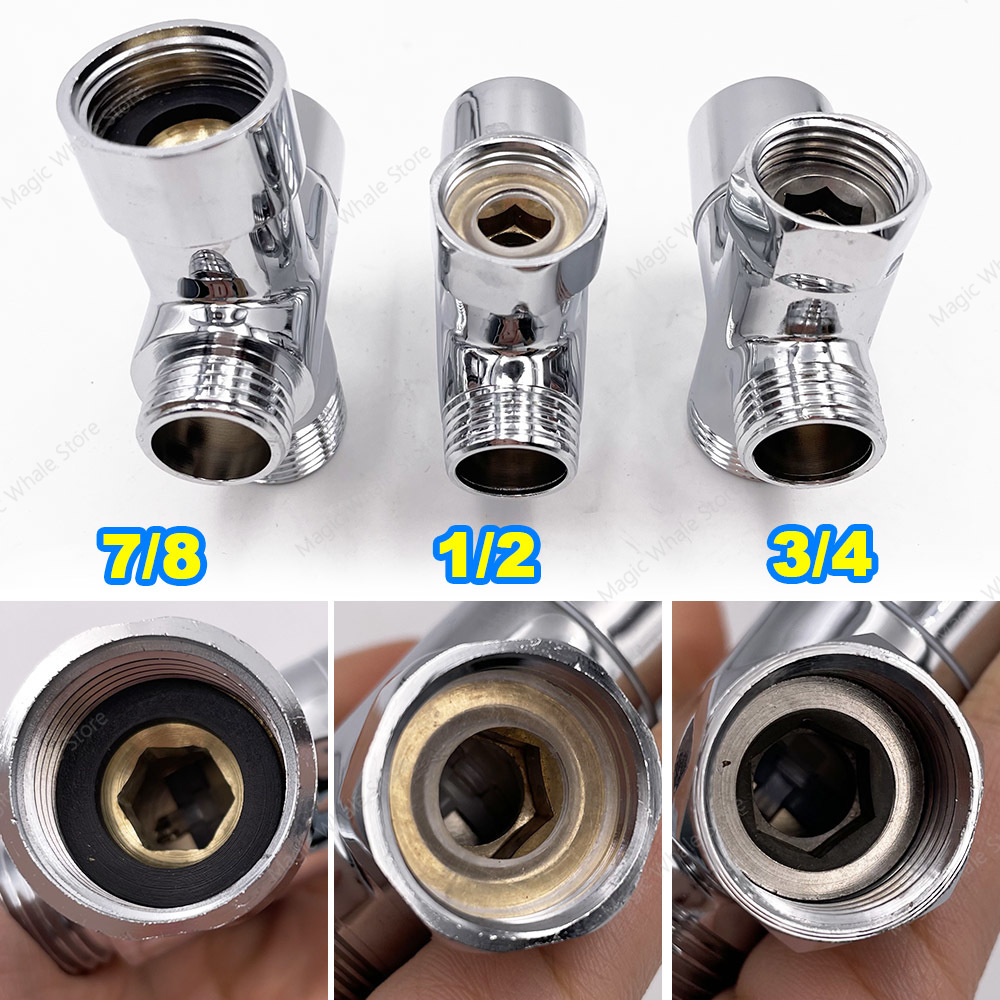 G1/2in 3Way Brass Diverter Valve T-Adapter Convert... – Grandado