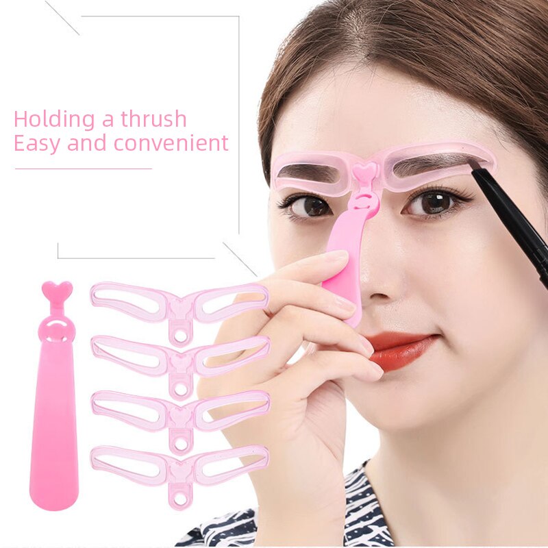 4 Pieces Reusable Eyebrow model Eyebrow shaper Def... – Grandado