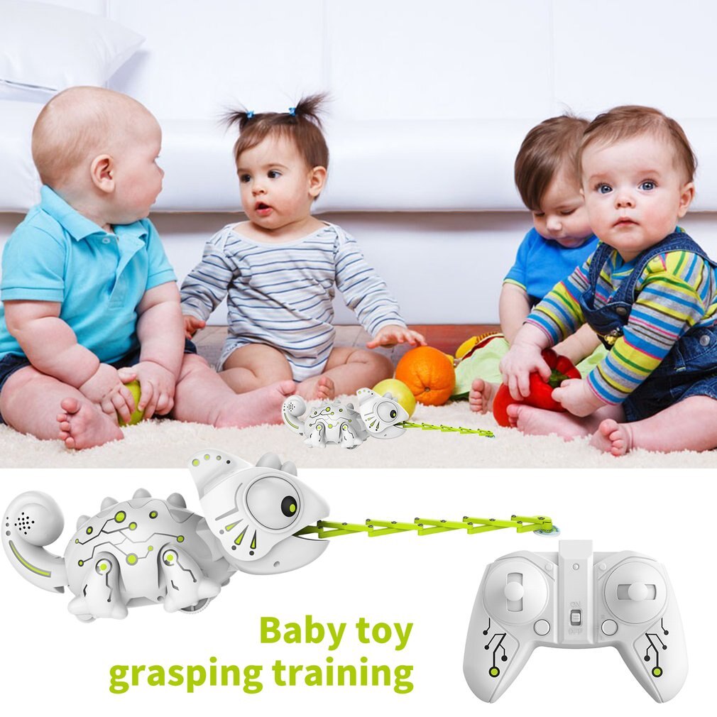 RC Animals Toys 2.4GHz Chameleon Lizard Smart Toy ... – Grandado