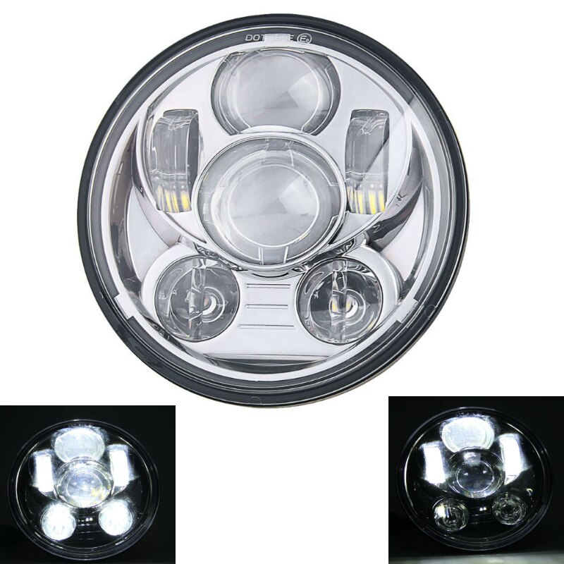 5.75 inch LED Projector Headlight with Halo Angel ... – Grandado