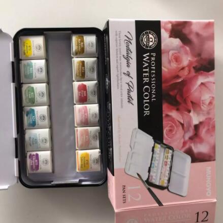 12/24/48 Colors Watercolor Paint Set Solid Water C... – Grandado