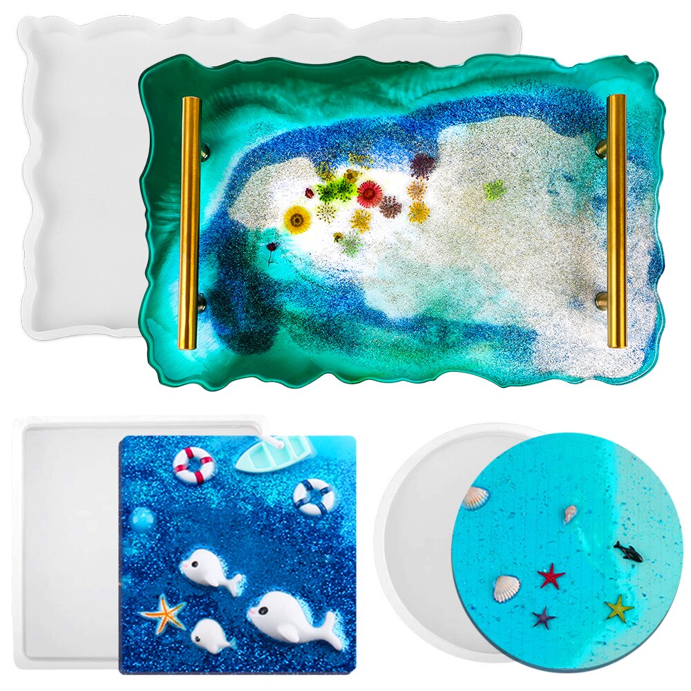 Muti-Style Fruit Tray Mold Tea Tray Silicone Mold ... – Grandado