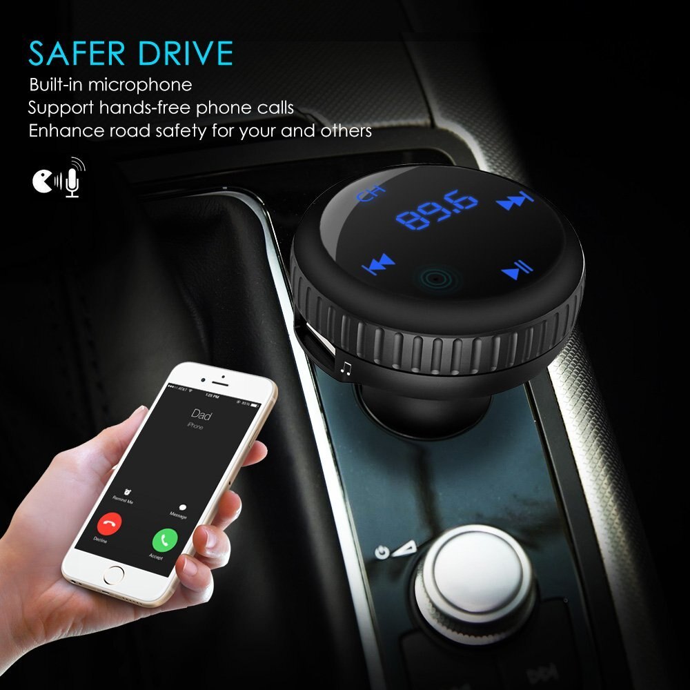Handsfree Car Kit Fm-zender Modulator Bluetooth 4.... – Grandado