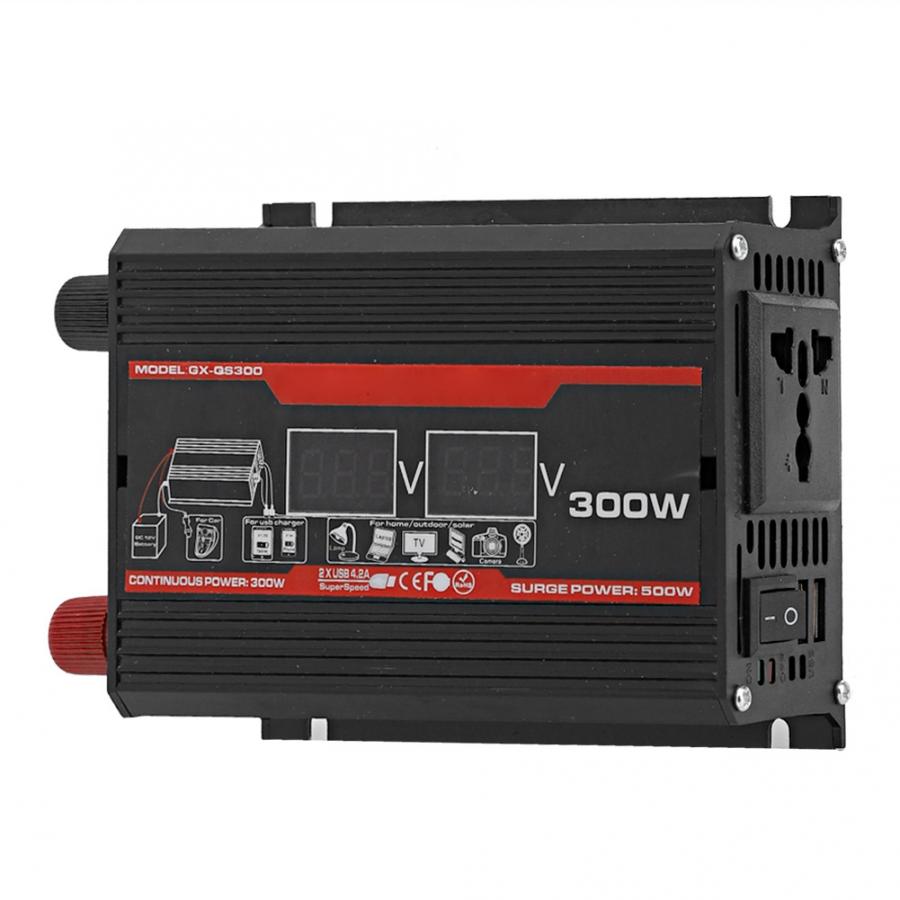 Aluminum Alloy 300W 12V to 220V Voltage Power Inve... – Grandado