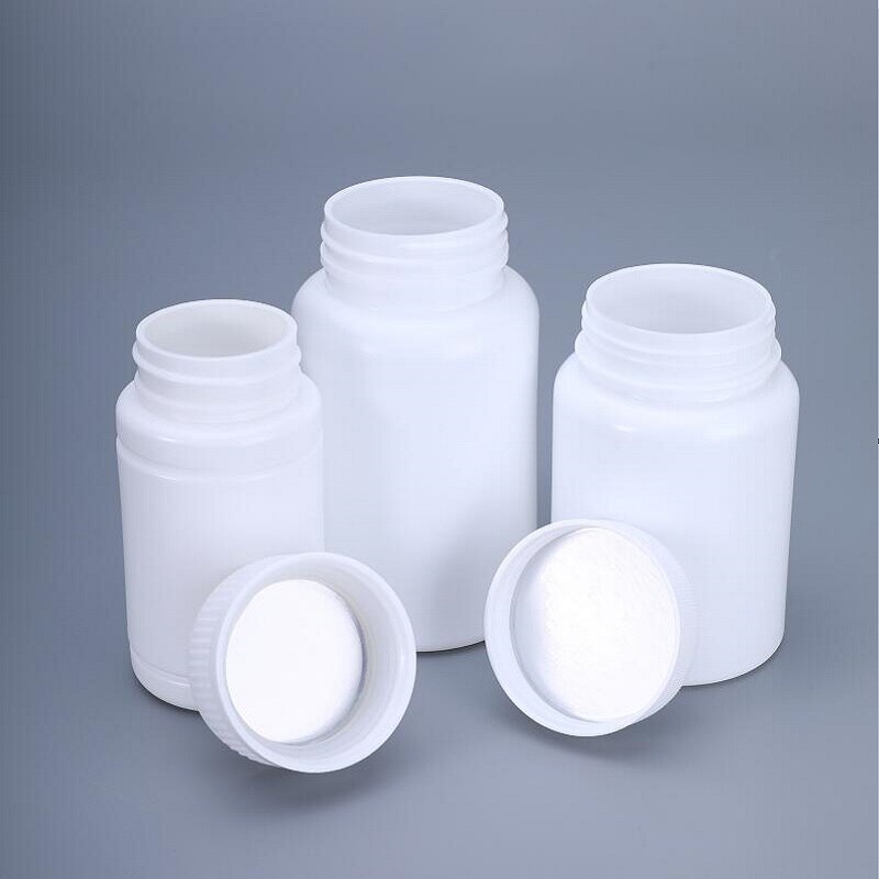 Food Grade Round Plastic Bottle medicine capsule p... – Grandado