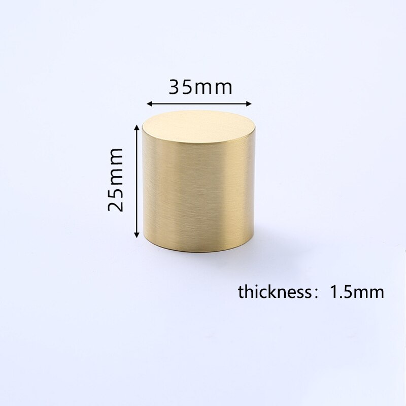 4pcs Furniture Foot Cover Gold Brass Round Shape D... – Vicedeal