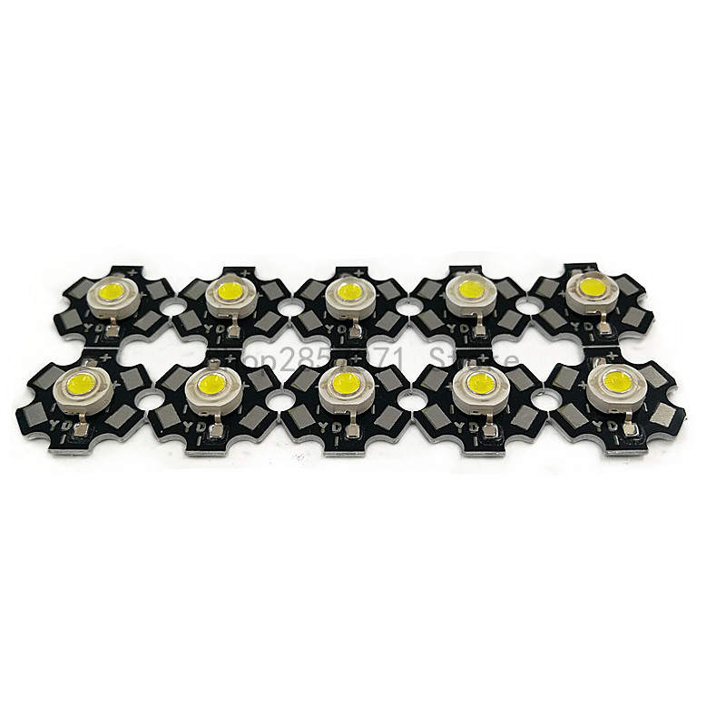 ! 10 stücke 3 Watt cool Weiß hoch Energie LED Chip Emitter DC3.6-3.8V ...