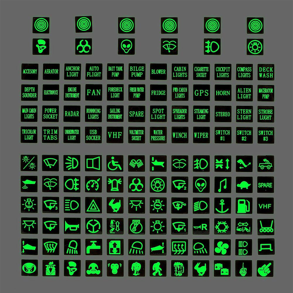 Car Sticker Window Button Circuit Panel Decal Truc... – Grandado