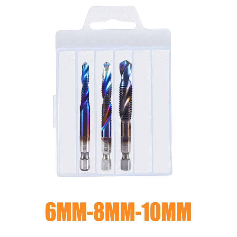 6pc HSS- Compound Tap Drill Bits Cobalt Taps Metri... – Vicedeal