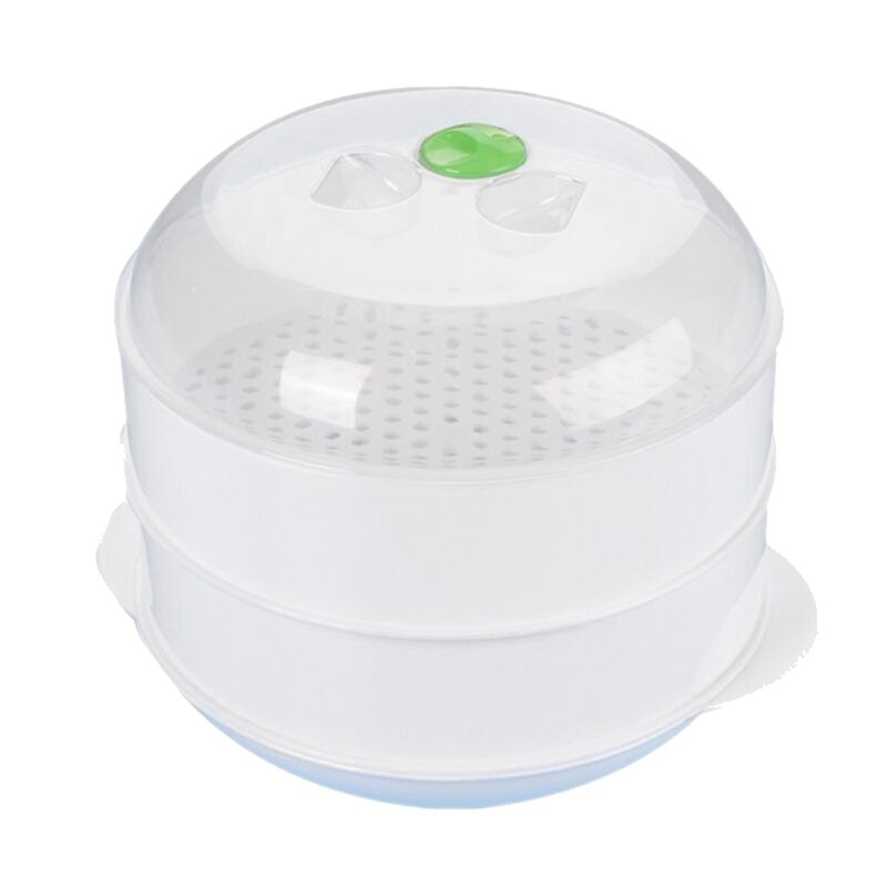 Double-Layer Plastic Steamer Magnetron Ronde Steam... – Vicedeal