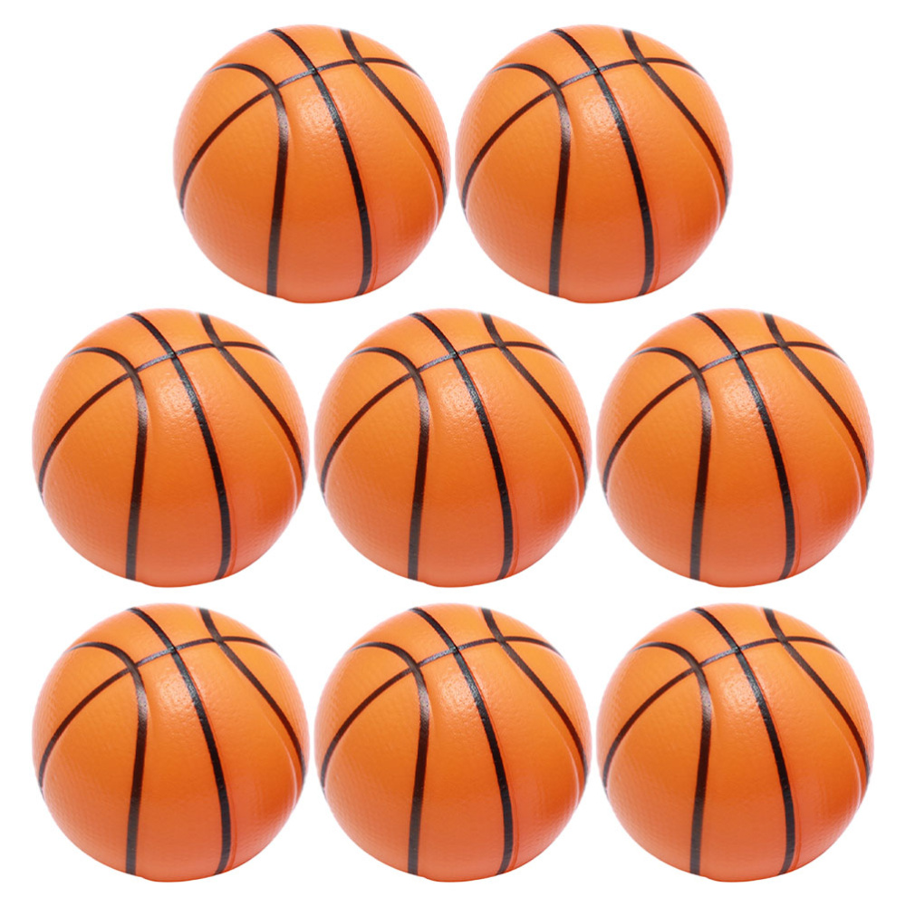 8Pcs Foamed Basketball Stress Balls Kids Stress Ba... – Grandado