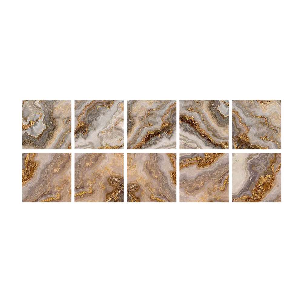 Självhäftande kakel backsplash väggdekal vinyl mar... – Vicedeal