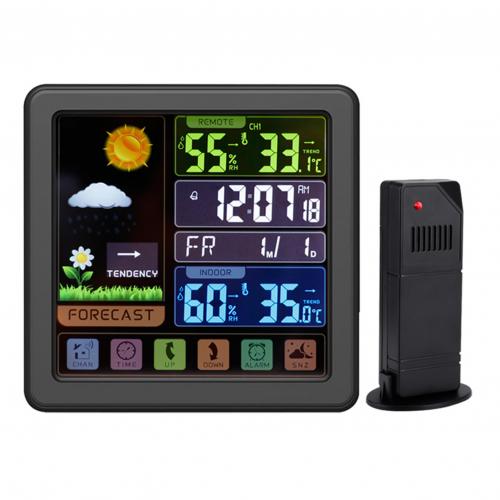 Wireless Weather Station Multi-Language Color LCD ... – Grandado