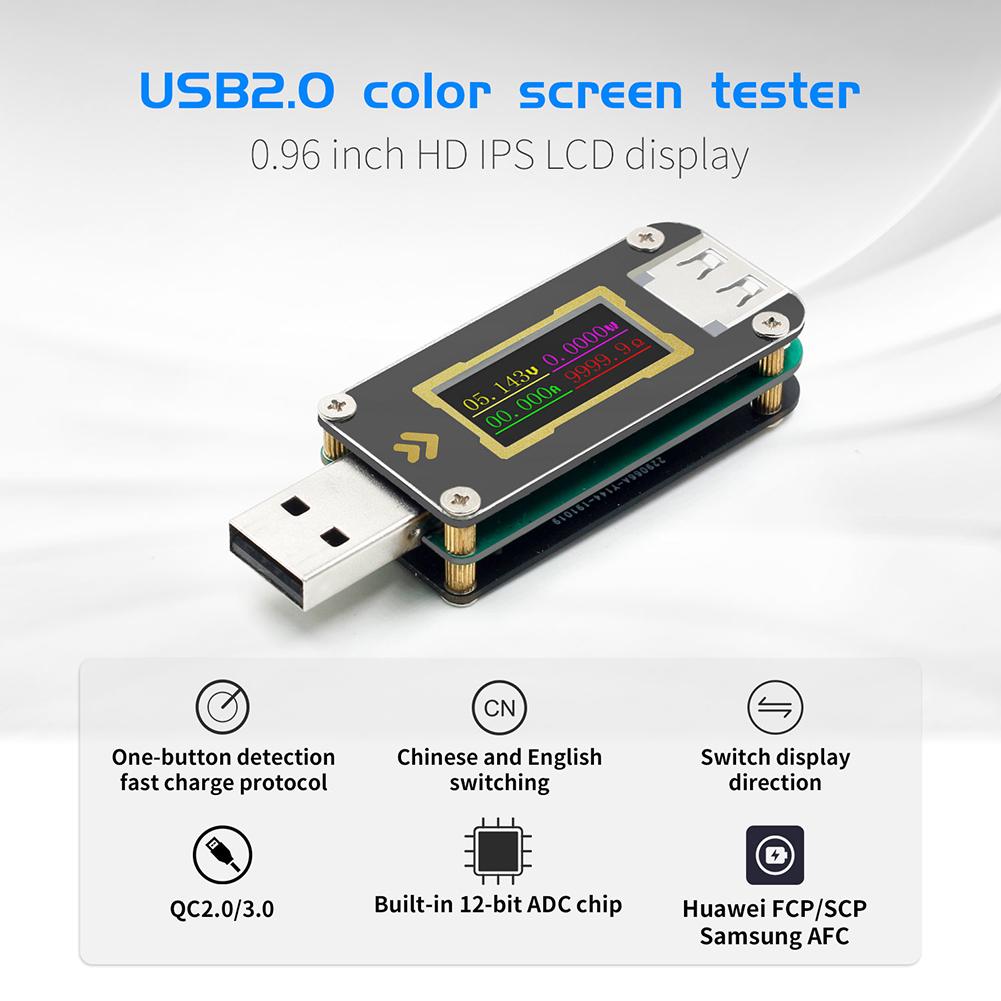 Stroom Spanning Meter Usb Tester Voor QC2.0/QC3.0/... – Grandado