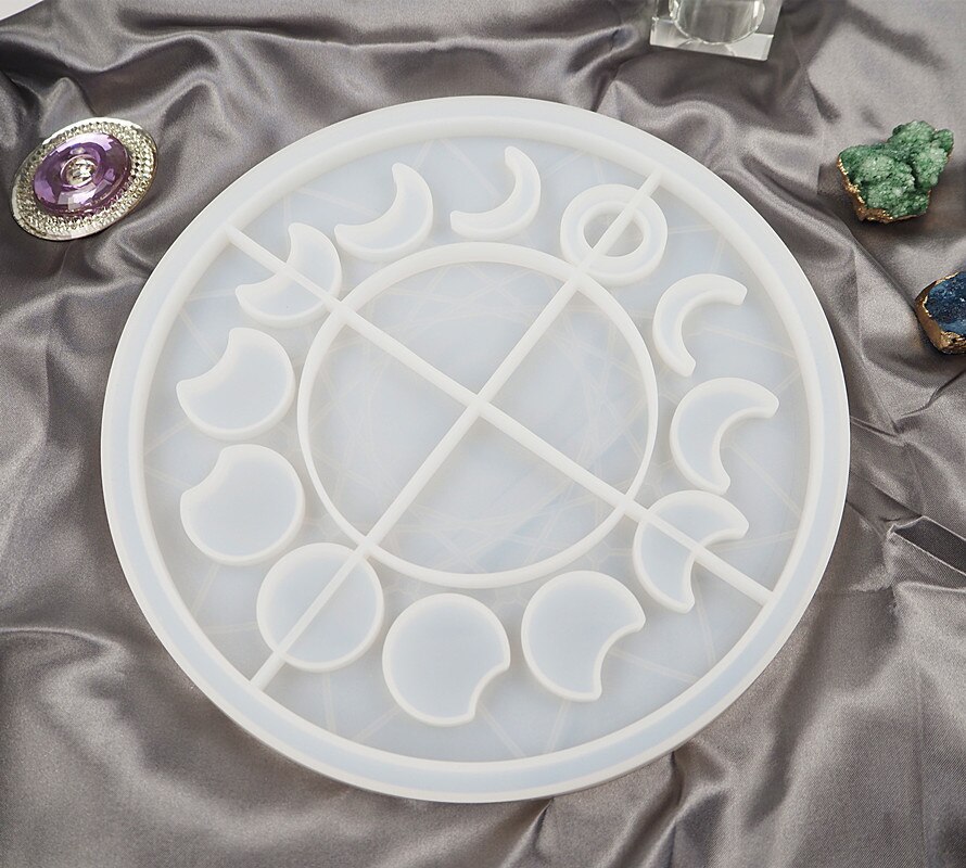 DIY Crystal Epoxy Mold Lunar Eclipse Moon Phase Or... – Grandado