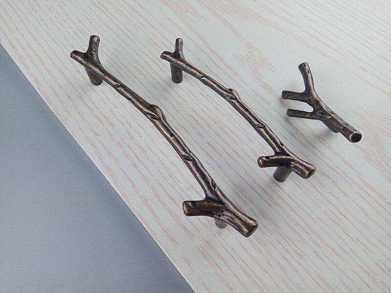 Antique Bronze Furniture Handles Tree Branches Art... – Vicedeal