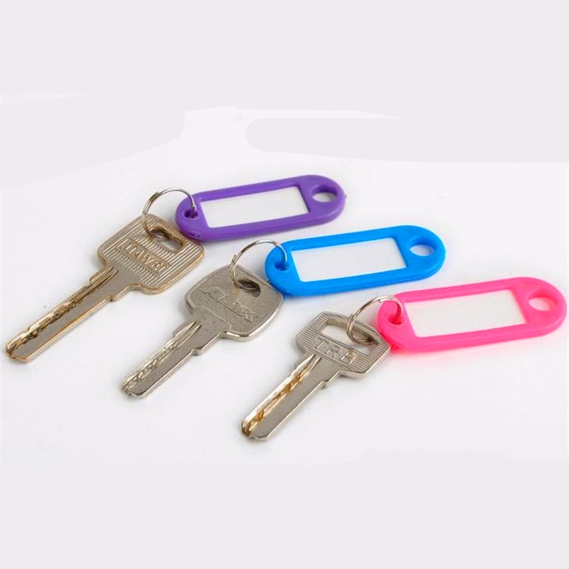 10Pcs/lot Colorful Key ID Labels Name Tags Split R... – Vicedeal