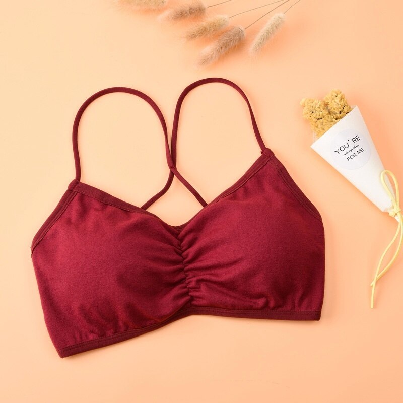 Threaded Beauty Back Active bra Wrapped Chest Push... – Grandado