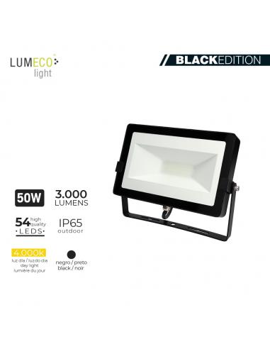 Foco proyector led 50w 4000k 3000 lumen "black edi... – Grandado