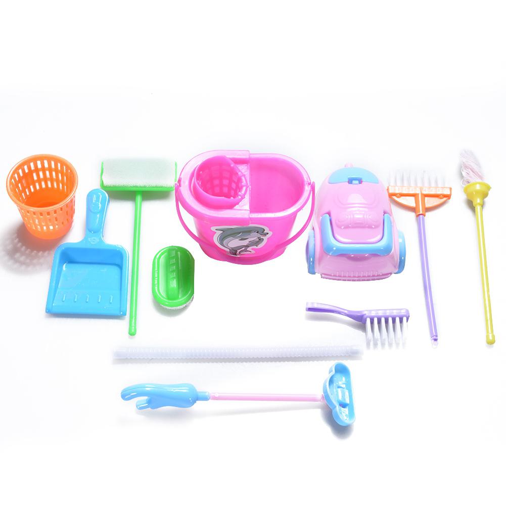 9Pcs Simulation Home Cleaning Tools Playset Mini F... – Grandado