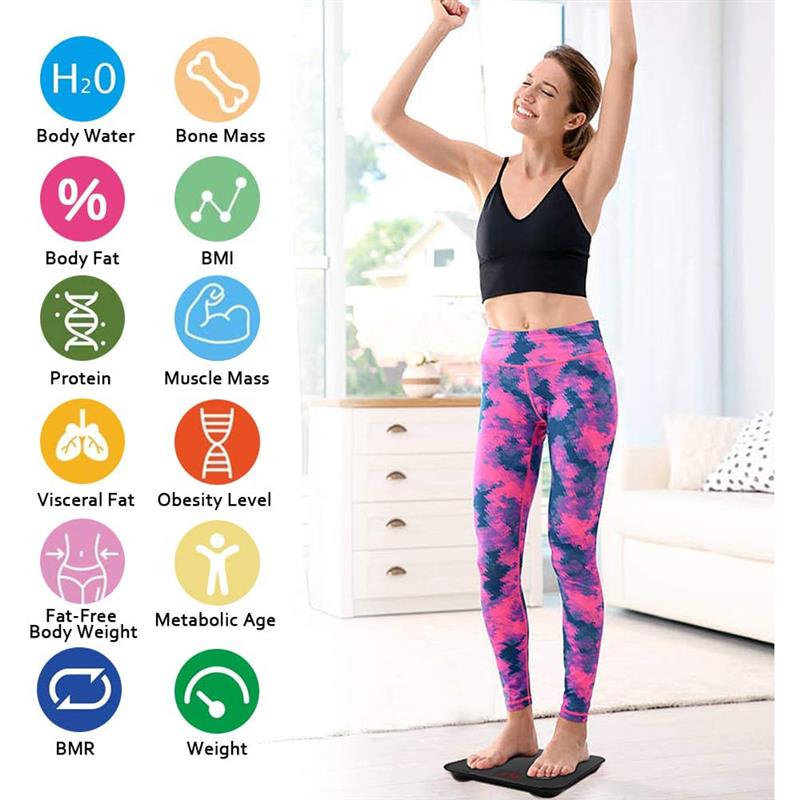 Smart Body Fat Scale Digital Weight Scale Bluetoot... – Grandado