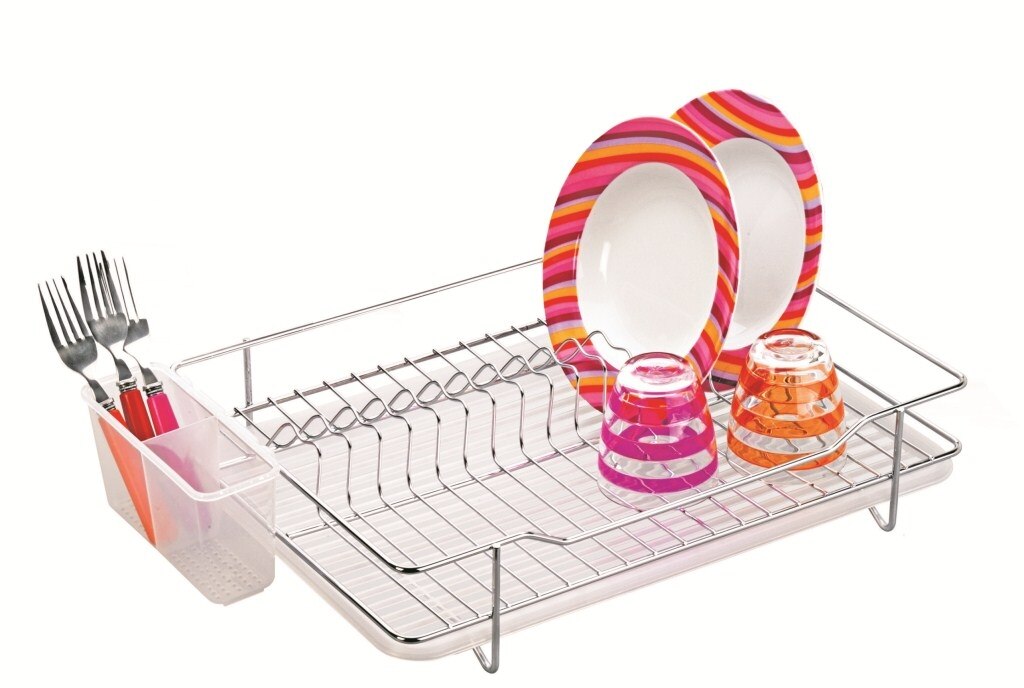 Chrome Ece Single Layer Plate-rack Clover – Grandado