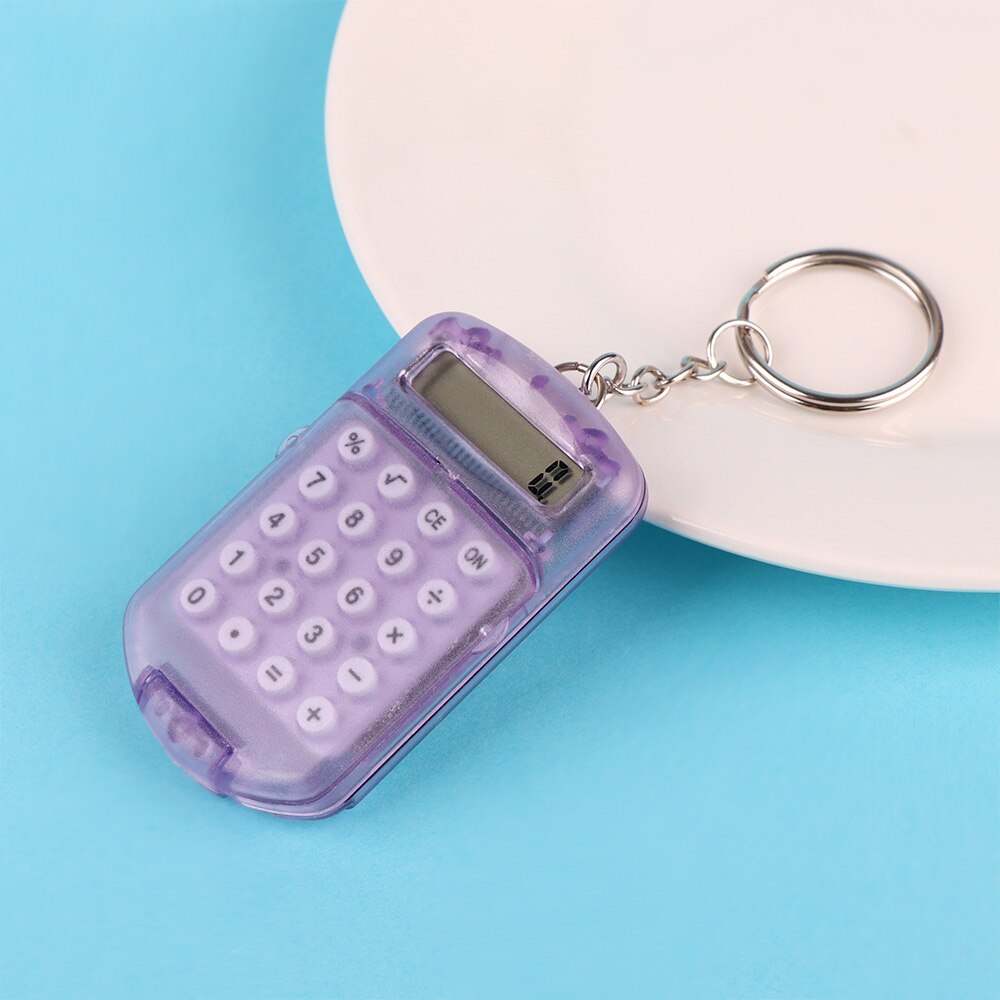 1Pc Mini Calculator With Keychain Student Supplies... – Grandado