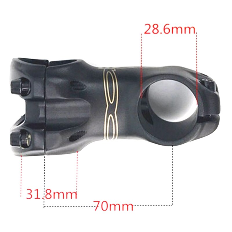 Zoom Aluminium Mtb Fiets Stuurpen 17 Graden 31.8Mm... – Grandado