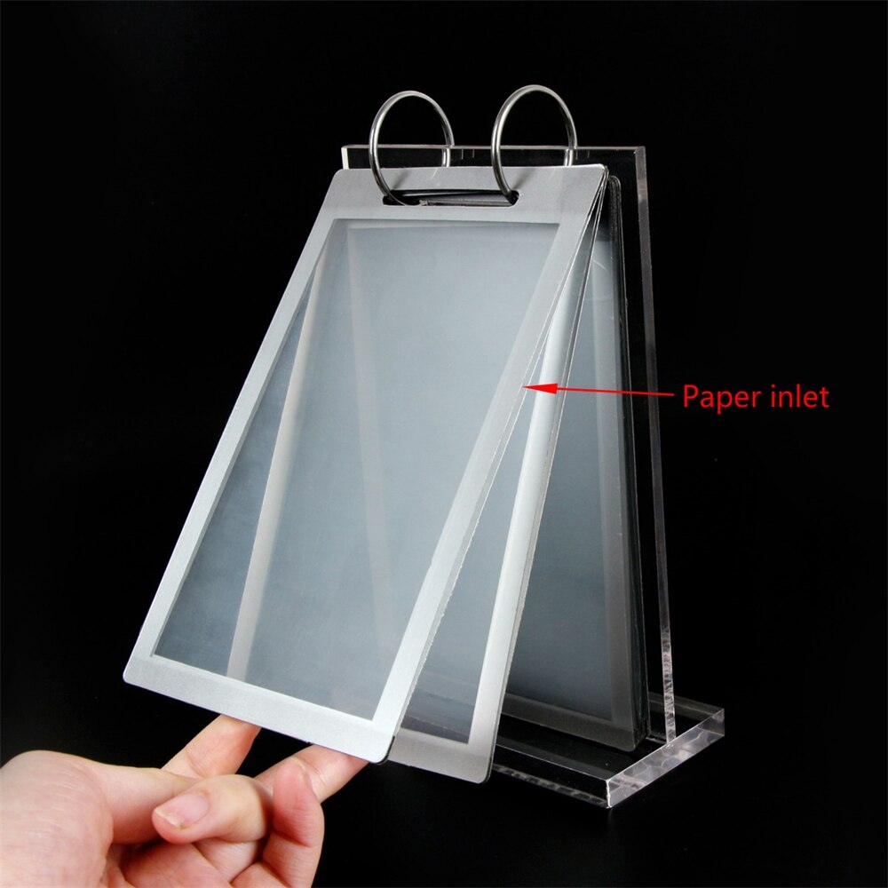 Acrylic Flip Page Cover Double-sided Loose-leaf Po... – Grandado