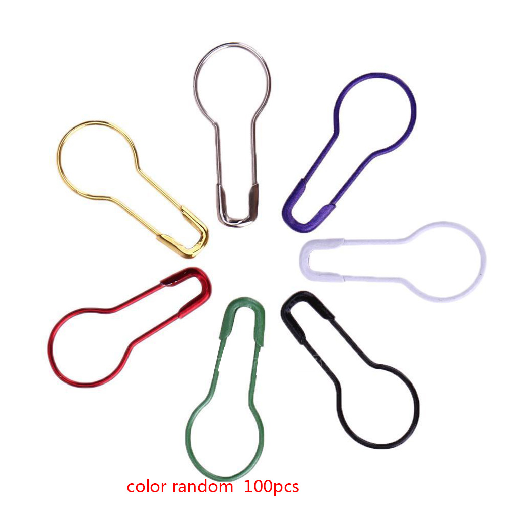 100pcs Mixed Color Safety Gourd Shaped Pins Buckle... – Grandado