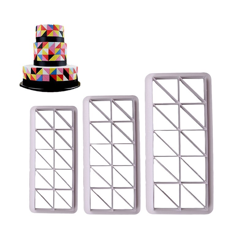6 Style Geometry Round Square Fondant Cookie Cutte... – Grandado