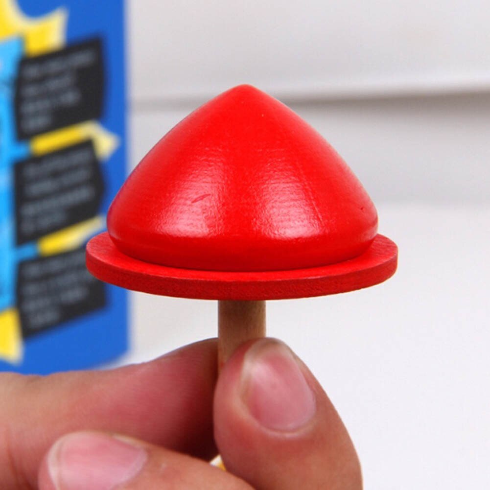 4Pcs Colorful Wooden Desktop Spinning Top Peg-Top ... – Vicedeal