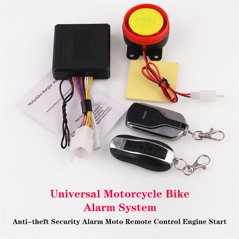 Remote Control Alarm Motorcycle Security System Mo... – Grandado