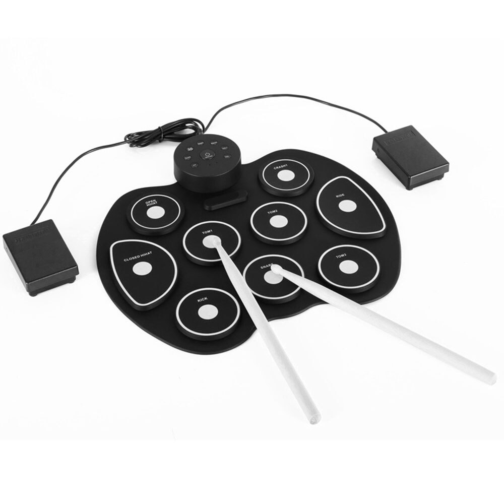 Electronic Drum USB Rol Up Drum Set Digital Silico... – Grandado