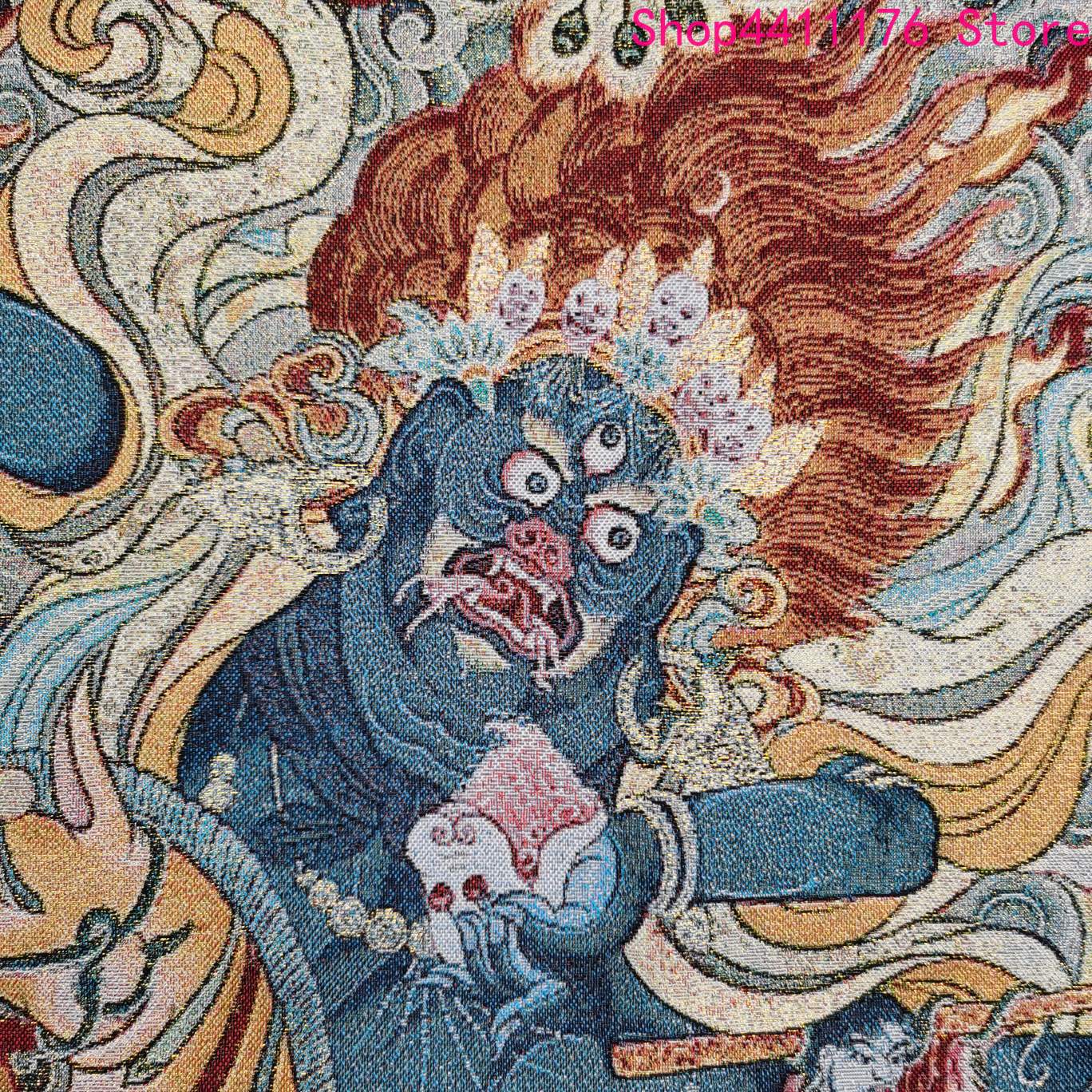 Tibetan Buddhism Thangka Auspicious Tianmu Silk Em... – Vicedeal